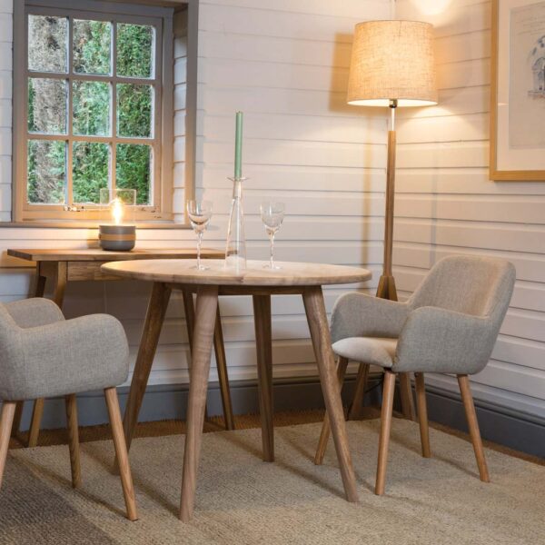 Shoreditch 90cm Round Dining Table - PR Home